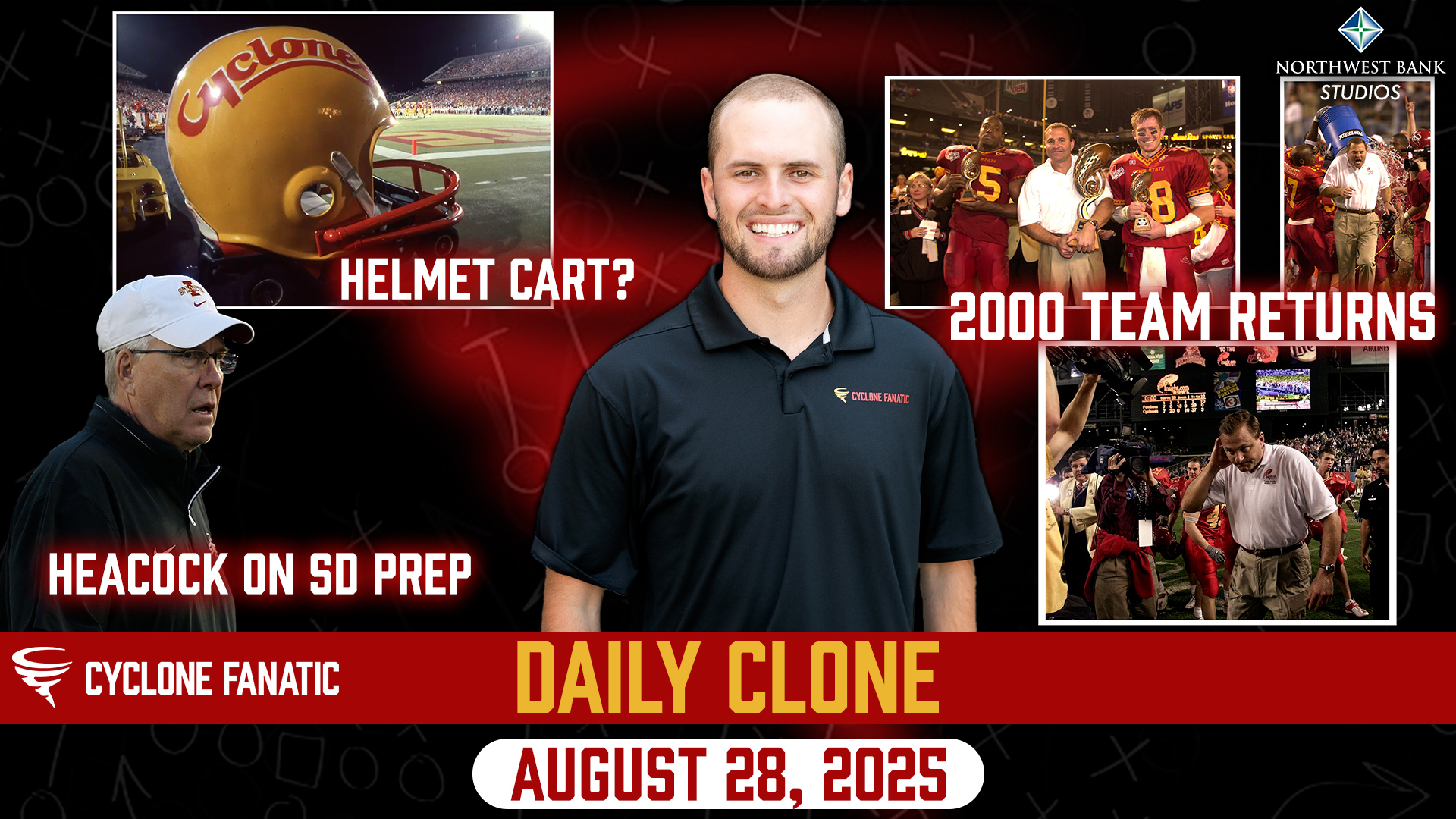 DAILY CLONE: 2000 team returns, Heacock on SD prep, helmet cart ...