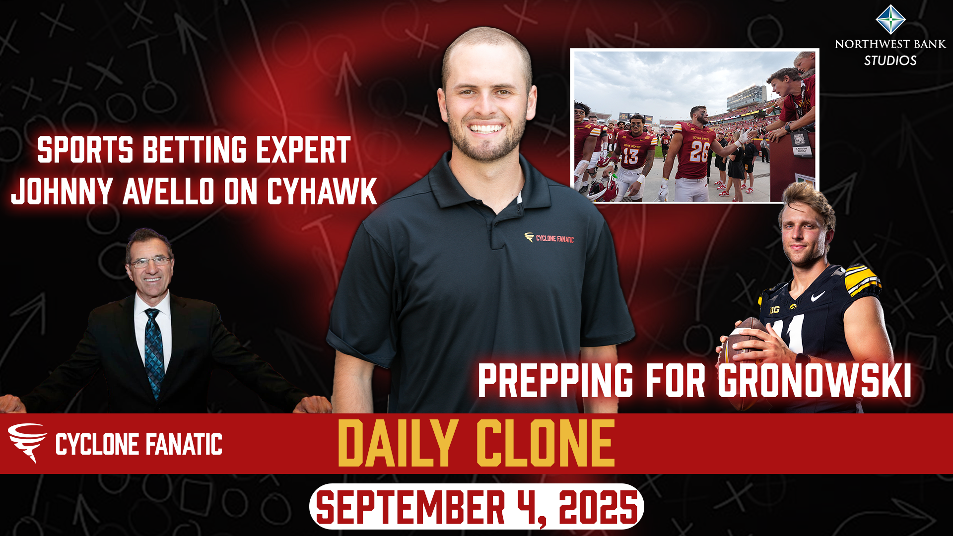 DAILY CLONE: All things Gronowski, DraftKings expert on spread, ISU WBB ...