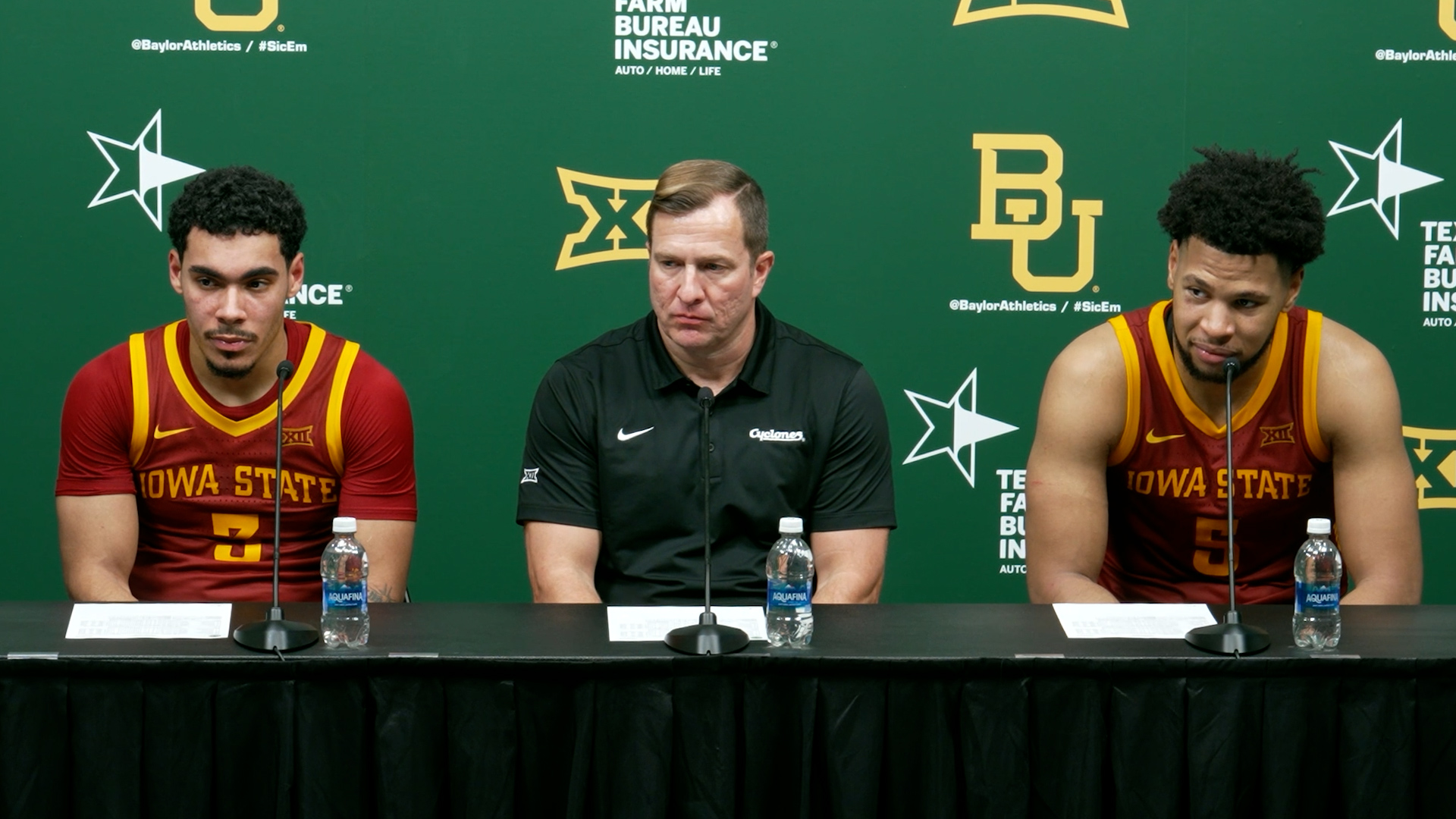 Watch T.J. Otzelberger, Tamin Lipsey and Joshua Jefferson after Baylor ...