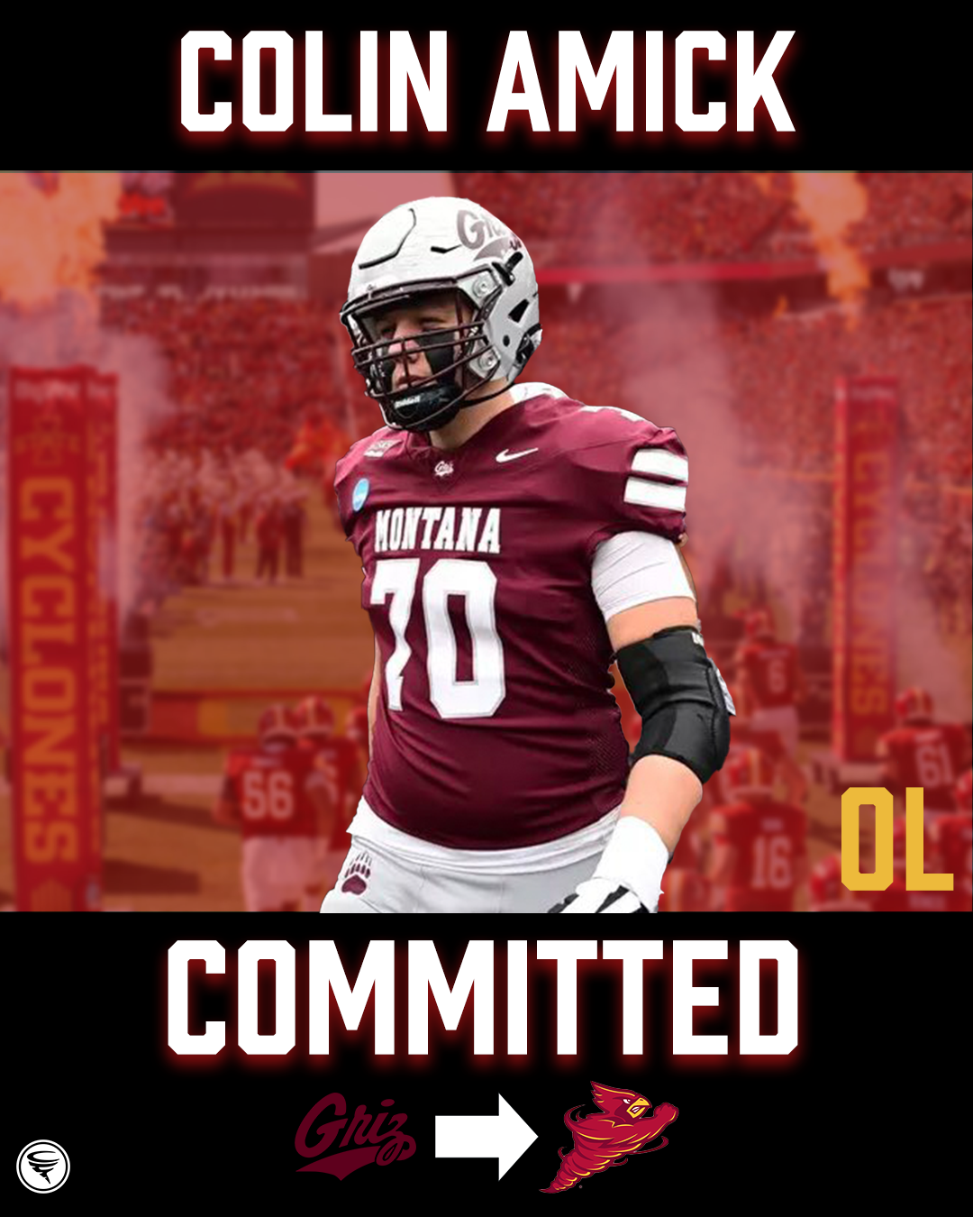 Iowa State lands FCS All-American OL Colin Amick - Cyclone Fanatic